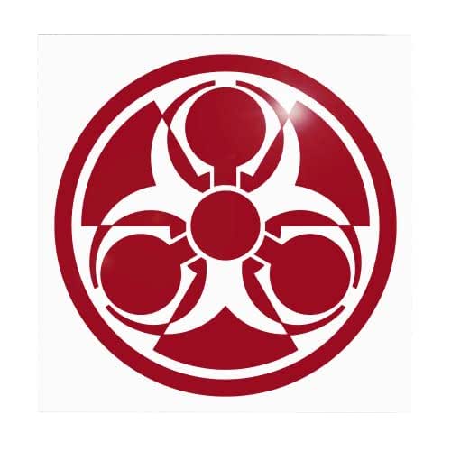 Amazon.com: Weapons of Mass Destruction Symbol Decal, WMD Radioactive ...