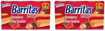 Amazon.com : Marinela Barritas Fresa Strawberry Soft Filled Cookie Bar ...