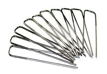 Amazon.com: VViViD Galvanized Steel Heavy-Duty Landscape Staples for ...