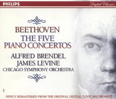 5 Piano Concertos : Beethoven / Brendel / Levine / Cso, Various Artists ...