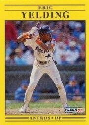 Amazon.com: 1991 Fleer Baseball Card #520 Eric Yelding : Collectibles ...