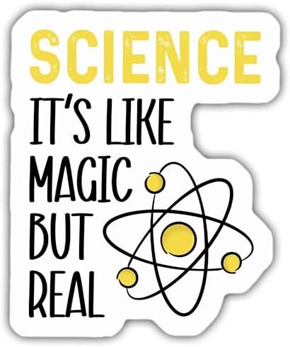 Amazon.com - Science: It's Like Magic, But Real Sticker Decal Window ...