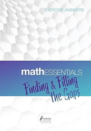 Math Essentials: Exercise Answers: Books, Heron: 9780897392006: Amazon ...