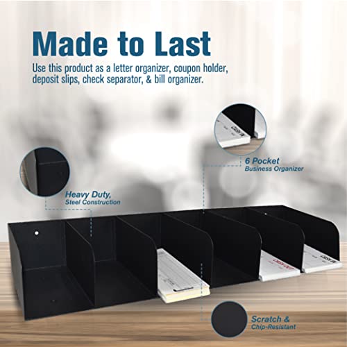 Snapklik.com : STEELMASTER By BankSupplies Steel Document Organizer 6 ...