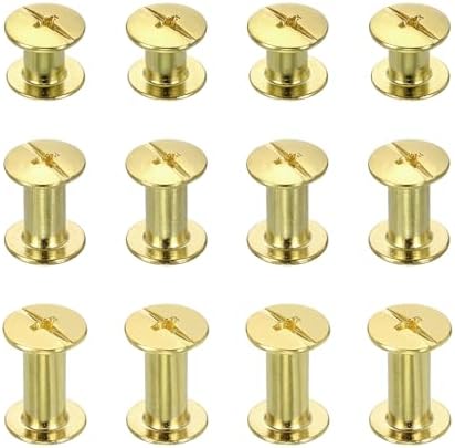 sourcing map 75set Chicago Screw M5 x 6/10/12mm 8/12/14mm Length Metal ...
