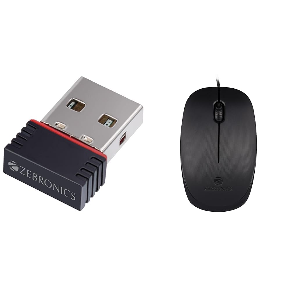 ZEBRONICS ZEB-USB150WF1 WiFi USB Mini Adapter Supports 150 Mbps ...