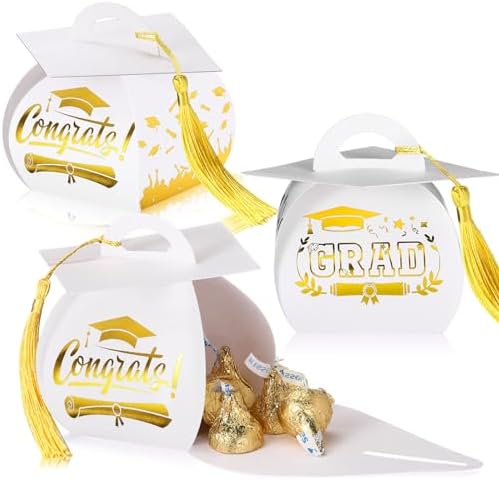 Amazon.com: 30 Pcs Graduation Cap Gift Box Graduation Party Favors ...