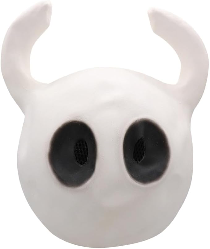 Amazon.com: Bulex Knight Mask White Demon Game Cosplay Scary Halloween ...