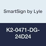 ・ブランド:SmartSign・製造元:Lyle Signs, Inc.・モデル:K2-0471-DG-24D24・製造元/メーカー部品番号:K2-0471-DG-24D24・3M認証済み。 プレミアム3M反射フィルムとインクで製造されてお...