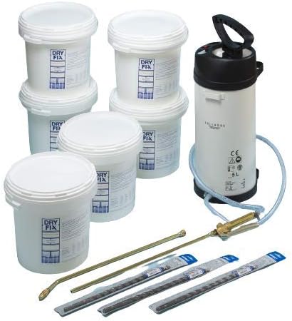 DryFix DPC Damp Proofing Injection Cream BBA 5Ltrs x 6 Kit : Amazon.co ...