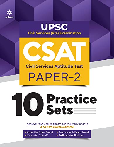 Buy 10 Practice Sets UPSC CSAT Civil Services Aptitude Test Paper 2 ...