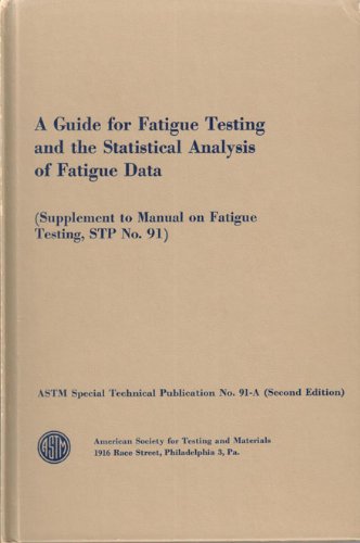 A Guide for Fatigue Testing and the Statistical Analysis of Fatigue ...