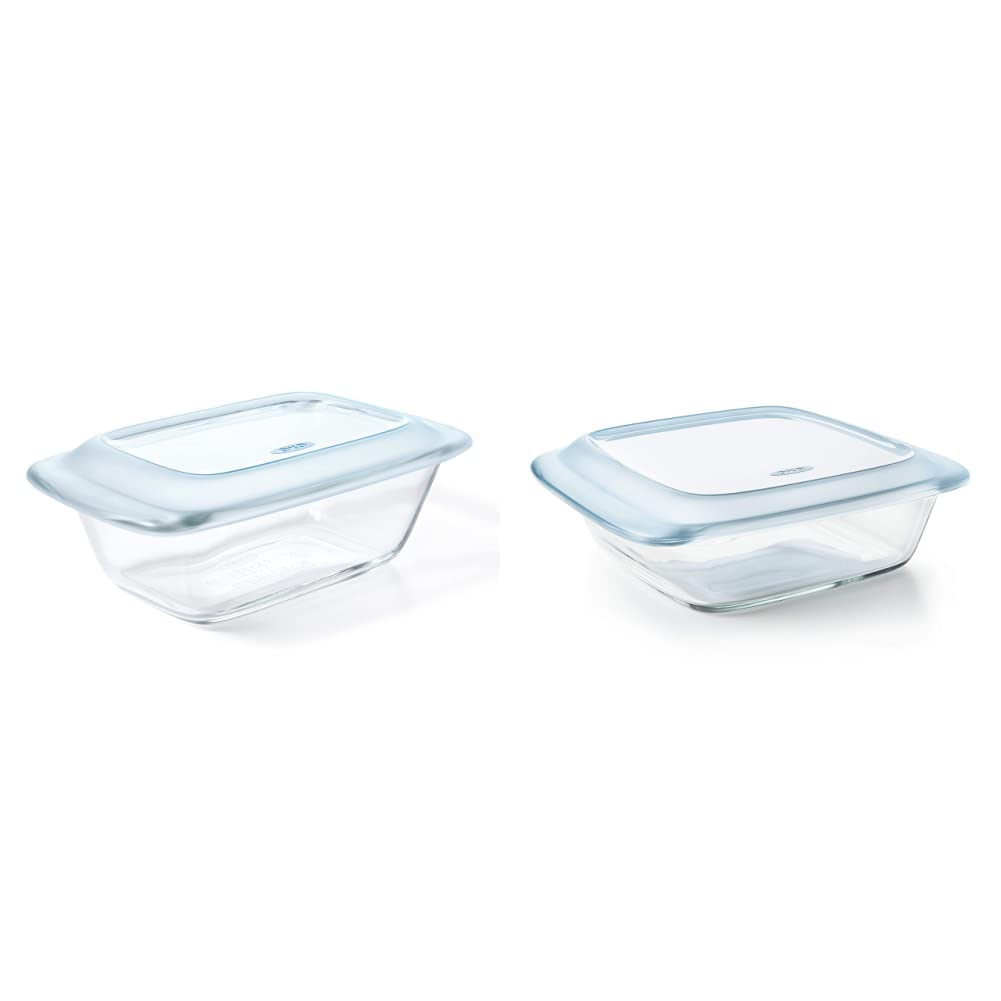 Amazon.com: OXO Good Grips Glass Loaf Pan With Lid & Good Grips Glass 2 ...