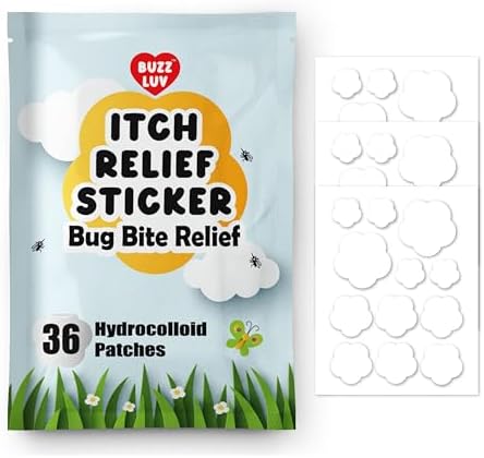 Amazon.com: Cutter Bug Bite Patches Itch Relief Hydrocolloid Patches ...