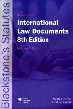 Amazon.com: Blackstone's International Law Documents (Blackstone's ...