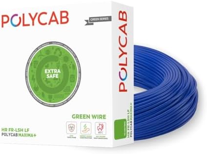 Polycab Maxima plus 90m, 1sqmm. •Heat Resistant •Eco Friendly • PVC ...