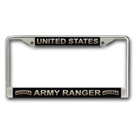 Amazon.com: TAG FRAMES (MILITARY) US Army Ranger License Plate Frame ...