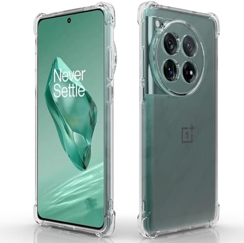 Amazon.com: Cresee Case for OnePlus 12, Clear Cover with Reinforced ...