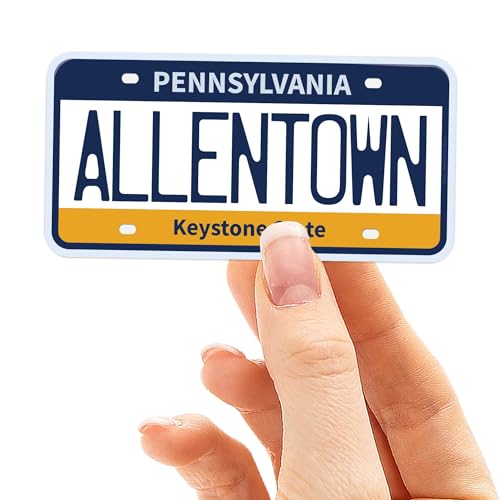 Amazon.com: Pennsylvania License Plate Stickers, 20+ PA Cities ...
