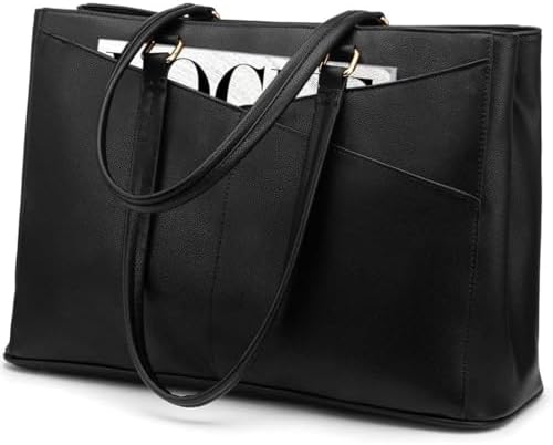 LOVEVOOK Laptoptas, voor dames, 15,6 inch, handtas, werktas, lerarentas ...