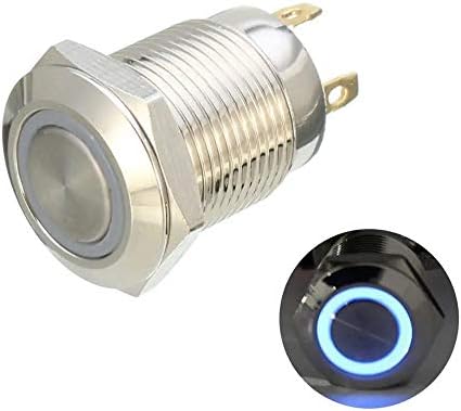 RDR STORE 16 mm Big Size Waterproof Latching Flat Round Stainless Steel ...