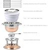 Amazon.com: Swissmar Lausanne 11-Piece Copper Plated Fondue Set - Ideal ...