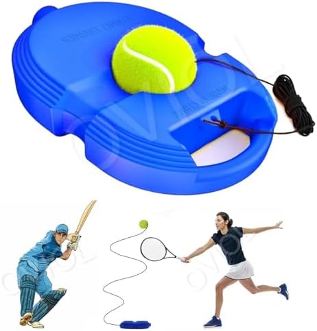 TIMA Leather Cricket Shot Practice Hanging Ball, String Cricket Ball ...