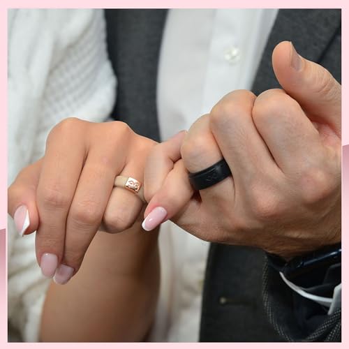 Snapklik.com : Matching Silicone Rings For Couples - Silicone Wedding ...
