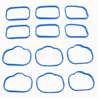 HAOTOM 12pcs Intake Manifold Gasket Set Lower and Upper Gaskets ...