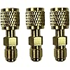 Amazon.com: R32 R454B Brass Adapter, R32 Refrigerant Brass Adapter ...