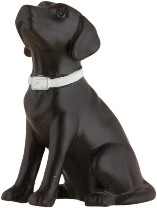 Amazon.com: Labrador Retriever Figurine - Black lab Miniature Dog ...