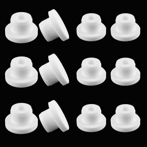 Amazon.com: uxcell Hole Plugs White Plastic 13mm(1/2-inch) Snap in ...