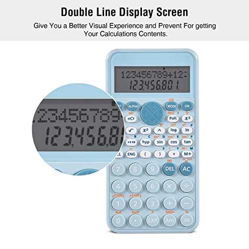 Snapklik.com : EooCoo 2-Line Standard Scientific Calculator, Portable ...