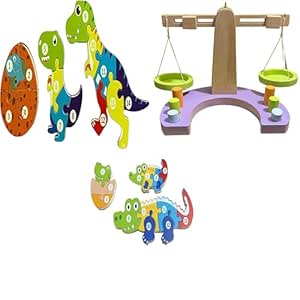 Buy Kinder Creative Dino Life Cycle Jigsaw Puzzle,Wooden Weighing Scale ...