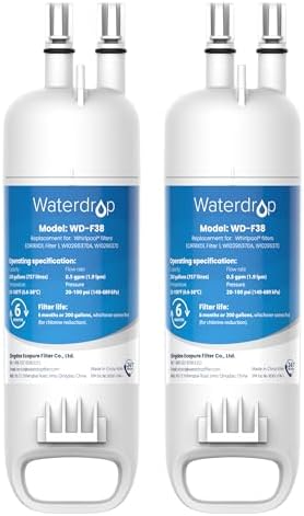 Amazon.com: Waterdrop WD-F38 Replacement for W10295370A, Everydrop ...