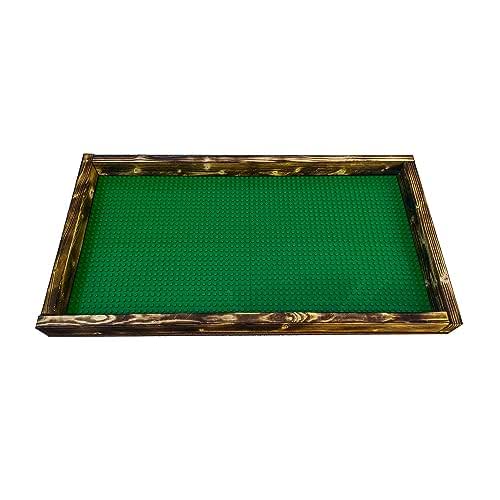 Amazon.com: Wood Building Block Tray with Plastic Build Plate Choose ...