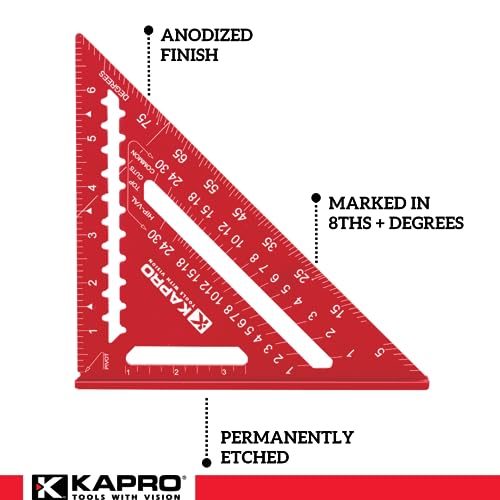 Snapklik.com : Kapro - 446 High Definition Anodized Rafter Square ...