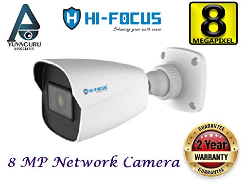 Buy HIFOCUS 8 MP(3840 * 2160 Pixel) IP Bullet Camera(Model HC-IPC ...