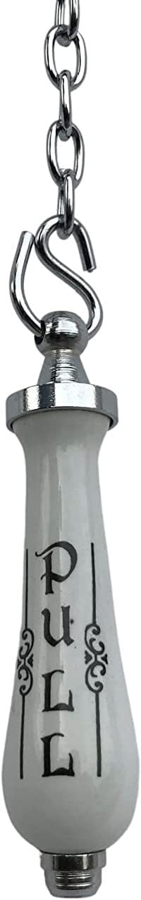 Amazon.com: Harrington Marley Ceramic Toilet Chain Flush Pull | High ...