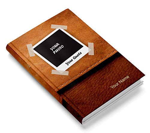 Brown Cloud Personalized Notebook/Diary with Personalised/Customized ...