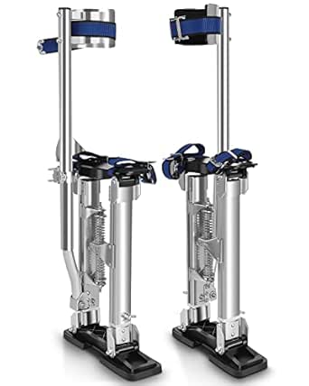 Amazon.com: Drywall Stilts 15" - 23" Adjustable Aluminum Stilt ...
