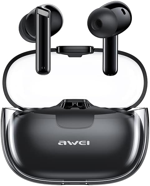 Amazon.com: AWEI T52 Wireless Bluetooth Earbuds with Noise Cancelling ...
