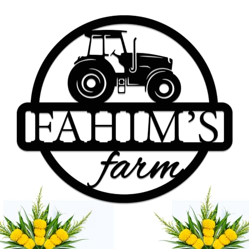 Amazon.com: Custom Metal Farm Signs Personalized Rustic Farmhouse Decor ...