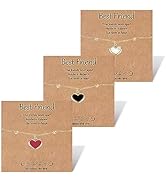 Amazon.com: DAPUBO Friendship Bracelets for 3, Matching Sister Distance ...