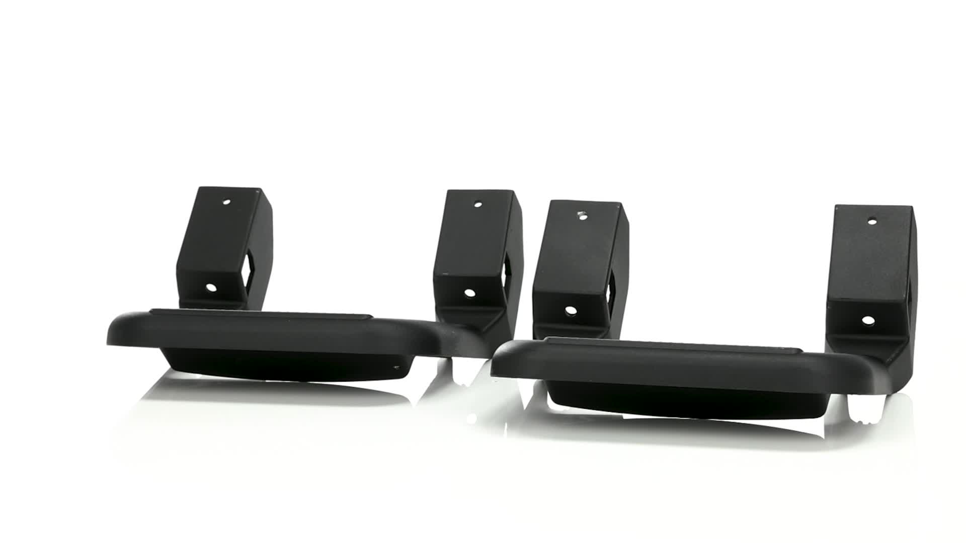 Watch Bully BBS-1103 Truck Black Powder Coated Side Step Set, 2 Pieces ...