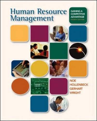 Human Resource Management: Gaining A Competitive Advantage with ...
