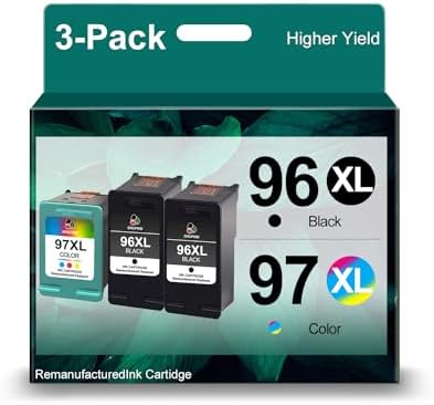 Amazon.com: 96/97 Ink Cartridge Black and Color Combo Pack (3 Pack ...