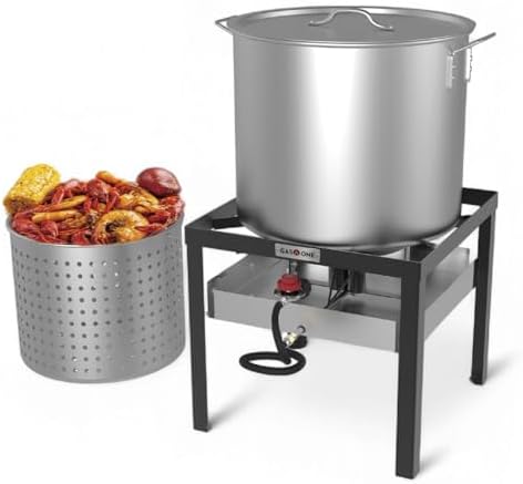 Amazon.com: Gas One Seafood Boil Kit with Propane Burner, Propane ...