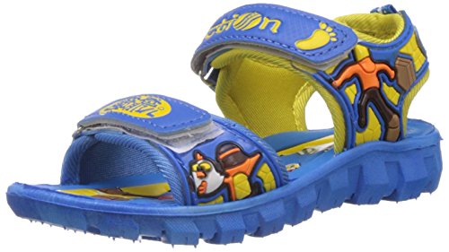 Action Boy's Blue and Yellow Sandals and Floaters- 12C UK (KS-125): Buy ...