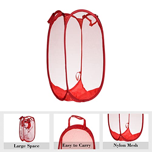 Kuber Industries Laundry Basket | Net Foldable Laundry | Nylon Storage ...